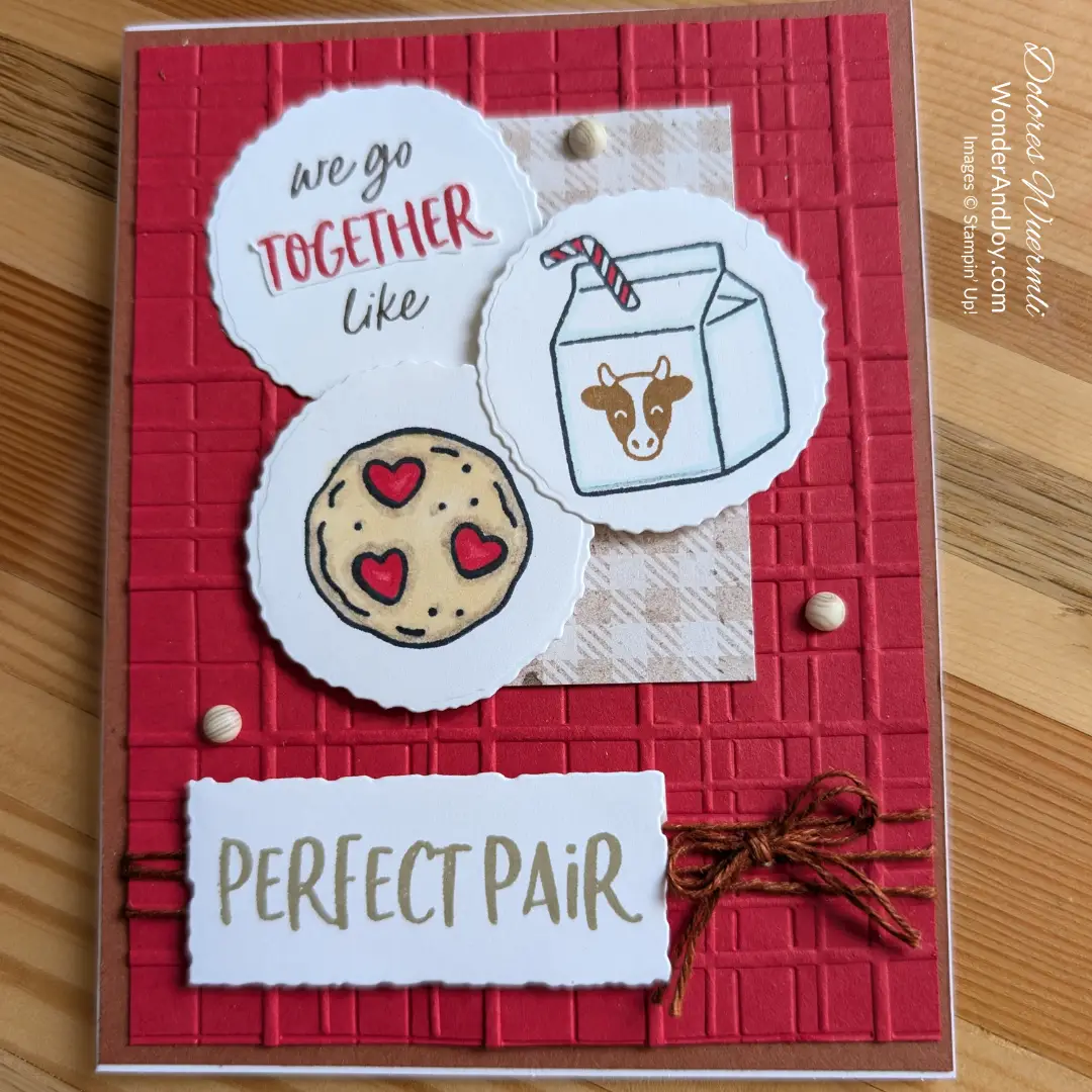 We Go Together Like Milk & Cookies | Perfect Pairs Stamp Set
